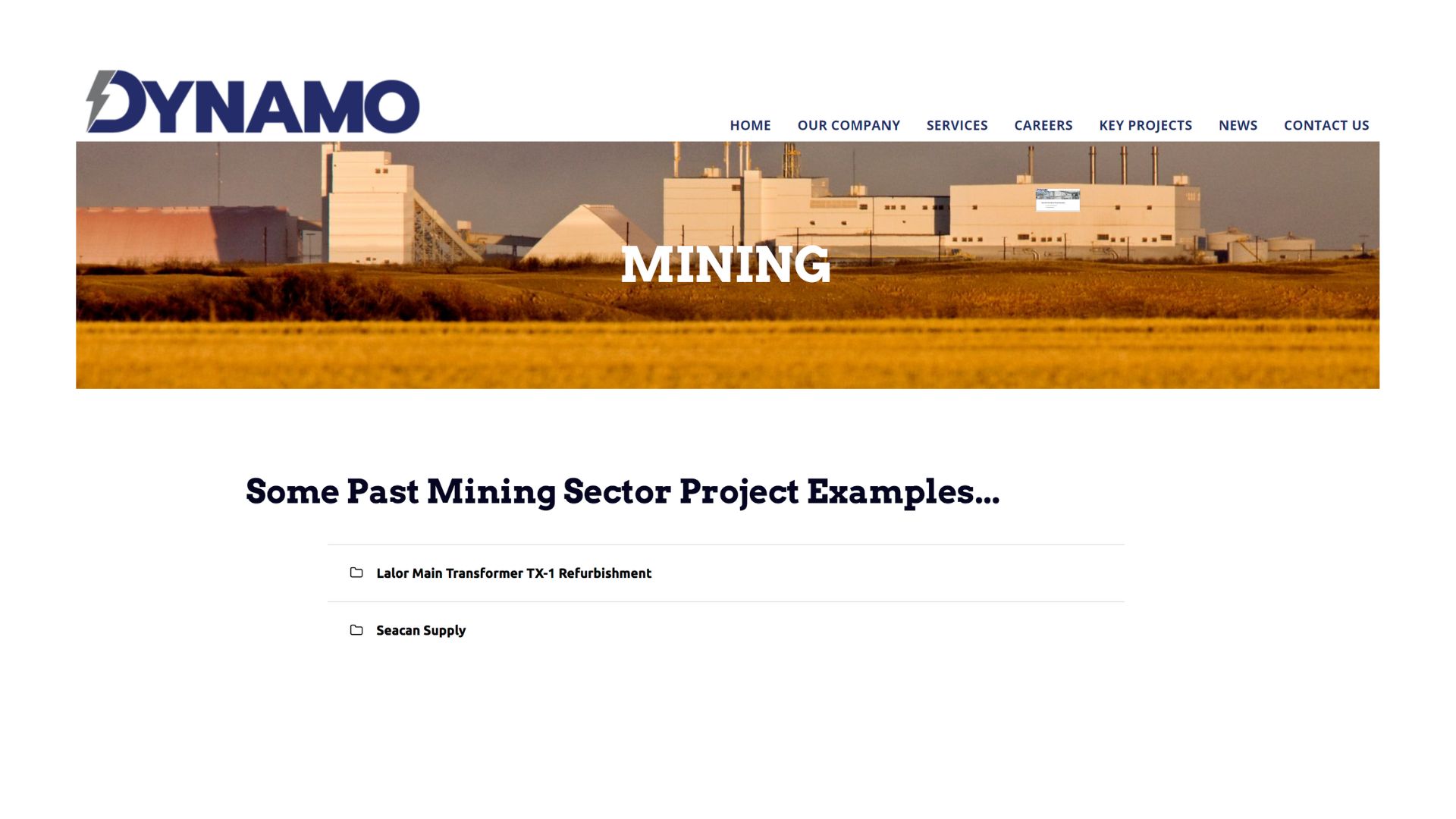 Mining Projects | DYNAMO
